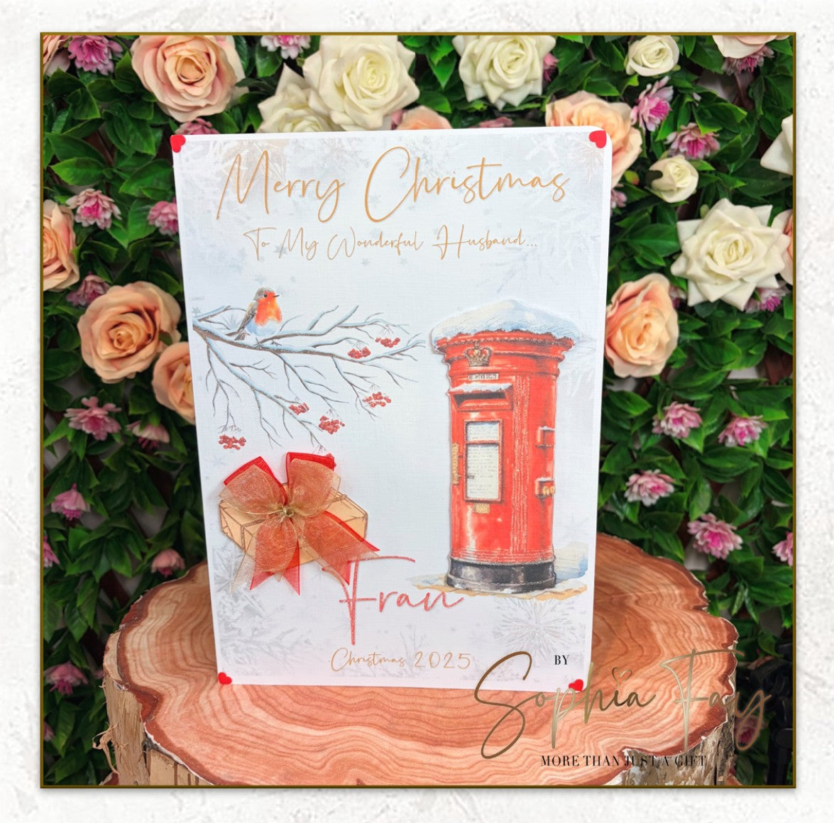 Traditional Post Box Christmas – By Sophia Fay