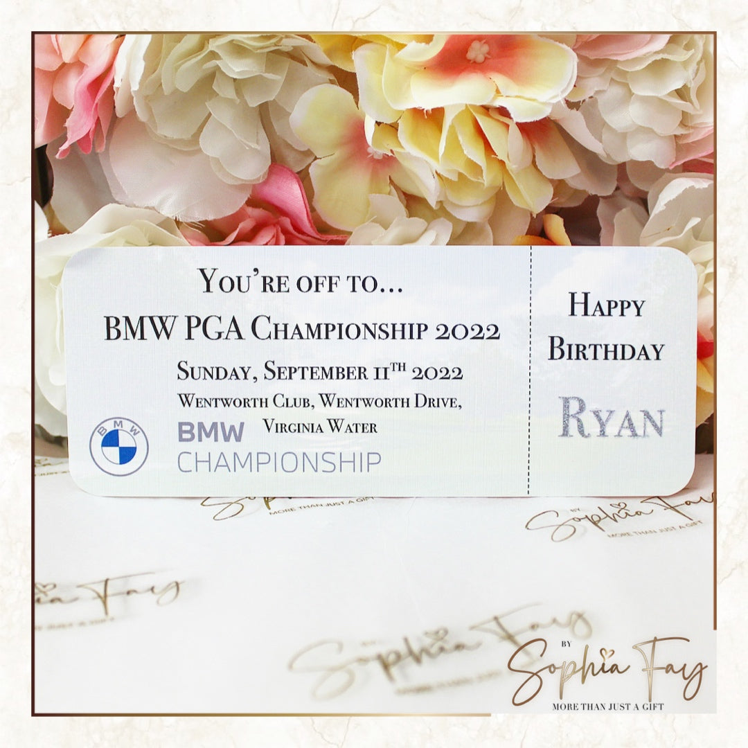 Reveal Gift Ticket – By Sophia Fay